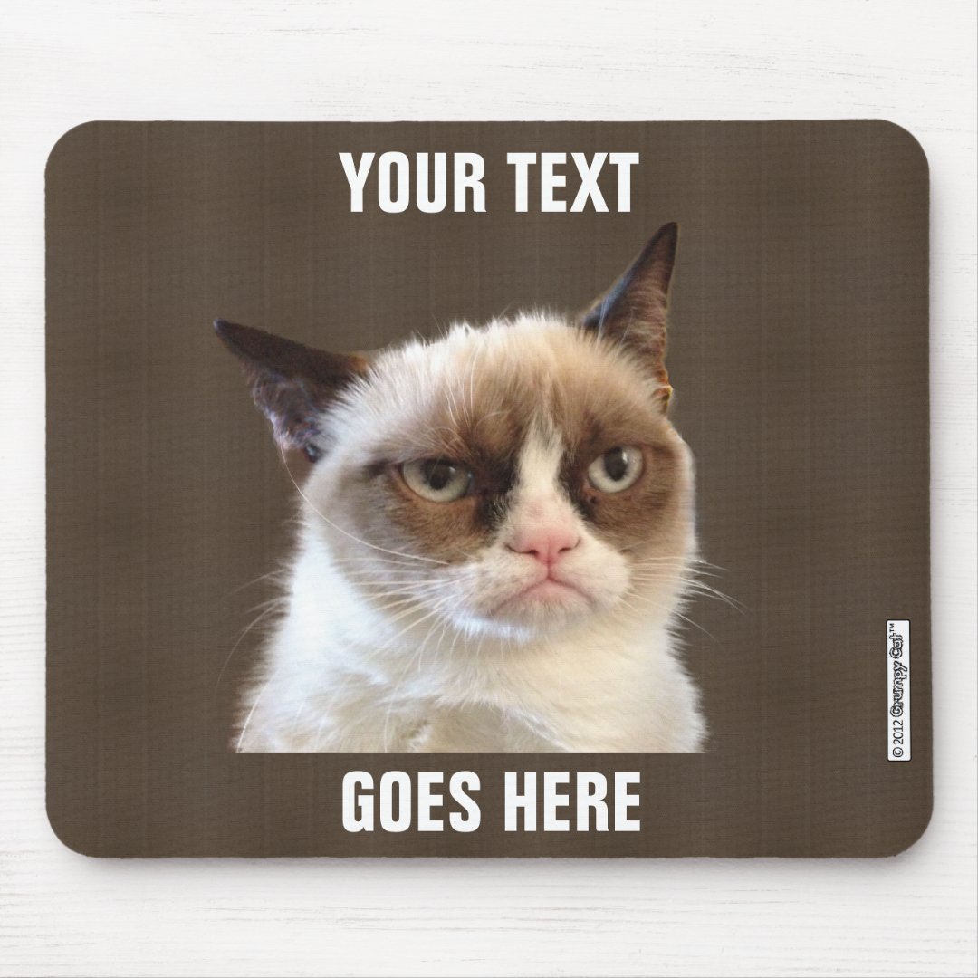 Grumpy Cat™ Design Your Own Mousepad | Zazzle