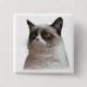 Grumpy Cat Glare Button | Zazzle