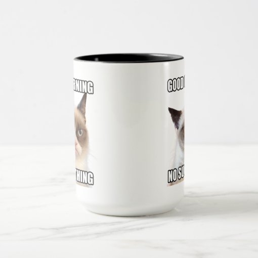 Grumpy Cat™ Good Morning - No Such Thing Mug | Zazzle
