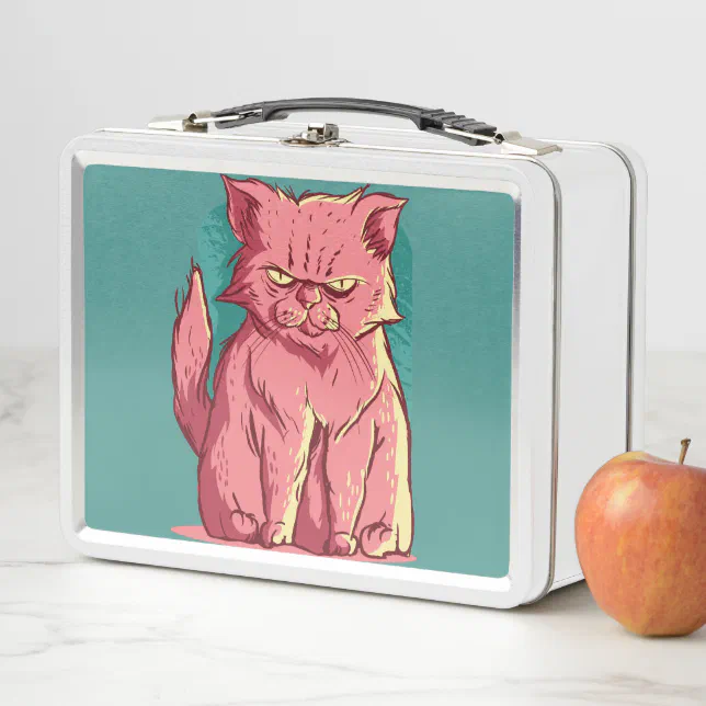 Grumpy Cat Metal Lunch Box | Zazzle