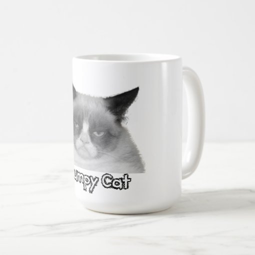 Grumpy Cat Mug ("Grumpy Cat" Text) | Zazzle