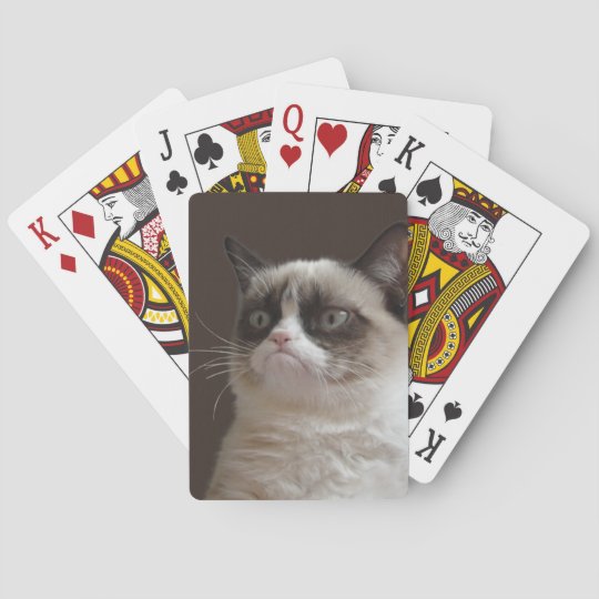 Grumpy Cat Playing Cards | Zazzle.com