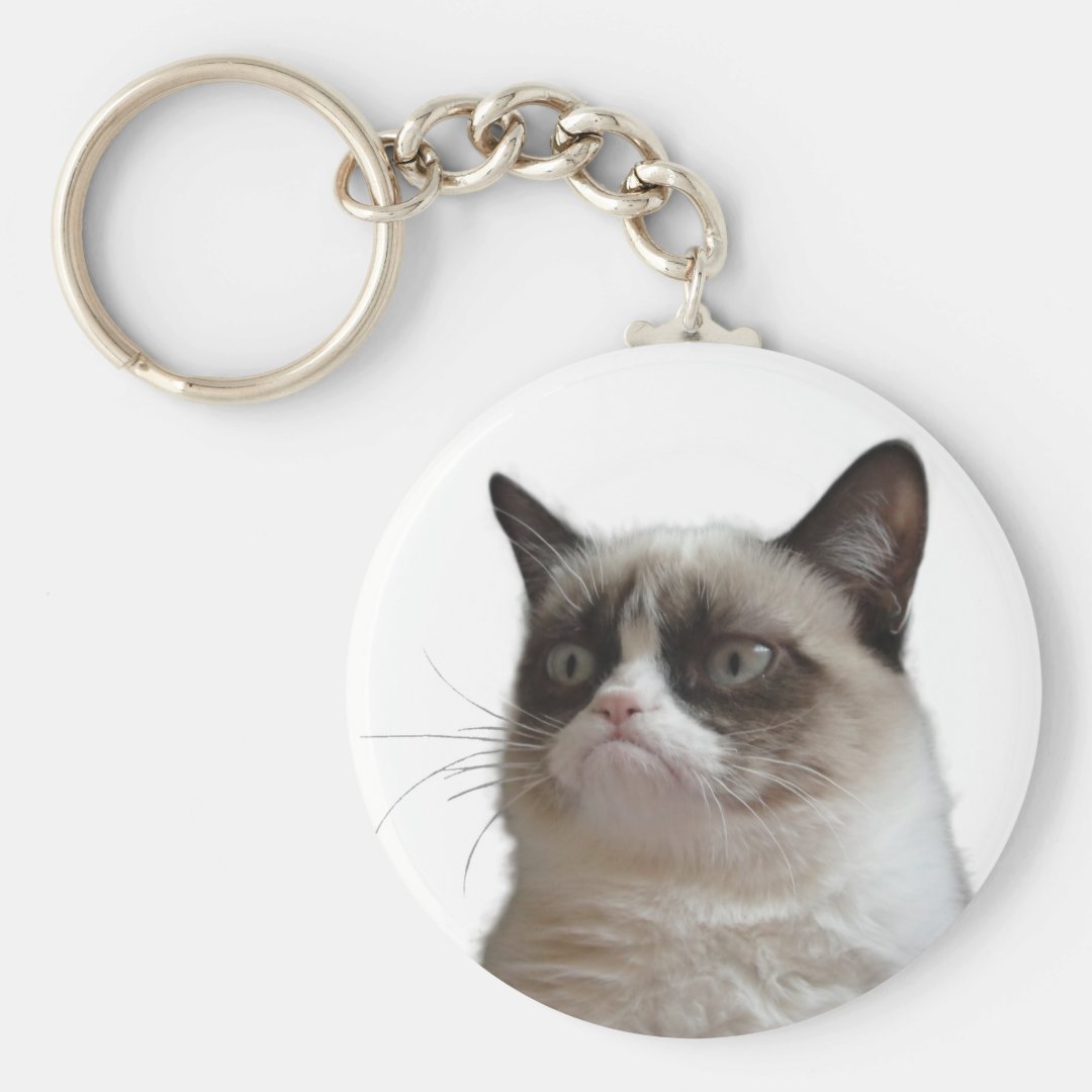Grumpy Cat - The Grumpy Stare Keychain | Zazzle