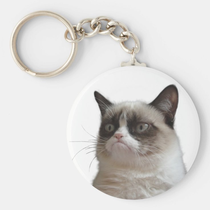 Grumpy Cat - The Grumpy Stare Keychain | Zazzle