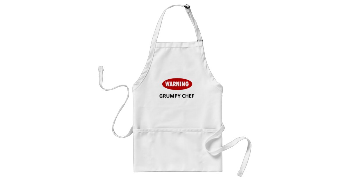 Grumpy Chef Apron | Zazzle