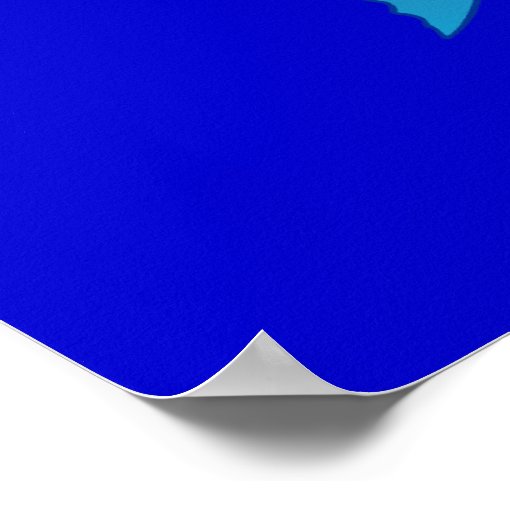 Grumpy Fish Cartoon Poster | Zazzle