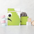 Grumpy Fuzzy Pear Face Funny Fruit Character Wrapping Paper | Zazzle