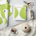 Grumpy Fuzzy Pear Face Funny Fruit Character Wrapping Paper | Zazzle