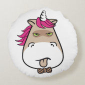 Grumpy little Unicorn funny Kids Throw Pillow | Zazzle