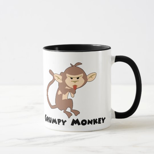 Grumpy Monkey Mug | Zazzle.com