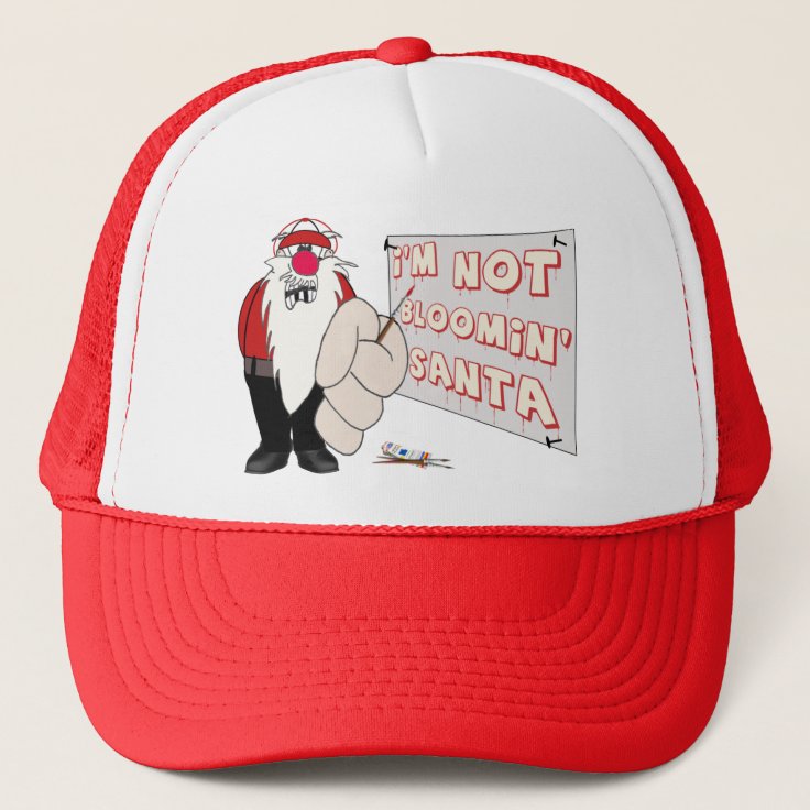 Grumpy Santa Hat | Zazzle