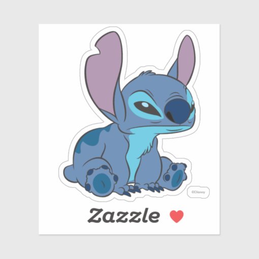 Grumpy Stitch Sticker | Zazzle