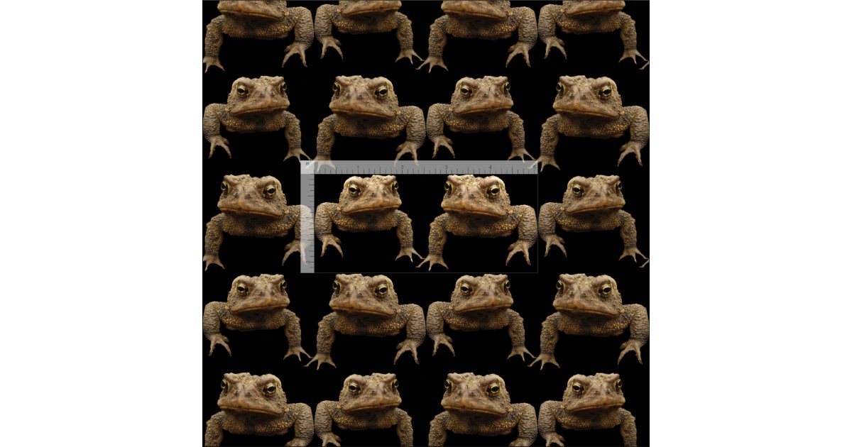 Grumpy Toads Fabric | Zazzle
