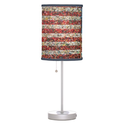 grunge american flag lamp | Zazzle