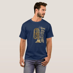 Grunge Baritone T-Shirt | Zazzle