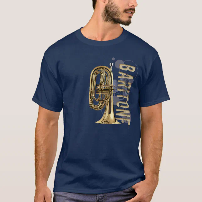 Grunge Baritone T-Shirt | Zazzle
