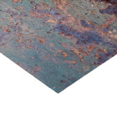 Grunge Blue Rusted Metal Pattern Tissue Paper | Zazzle