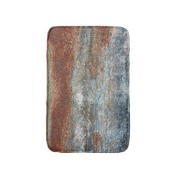 Grunge Brown Rust Texture Pattern Bath Mat | Zazzle
