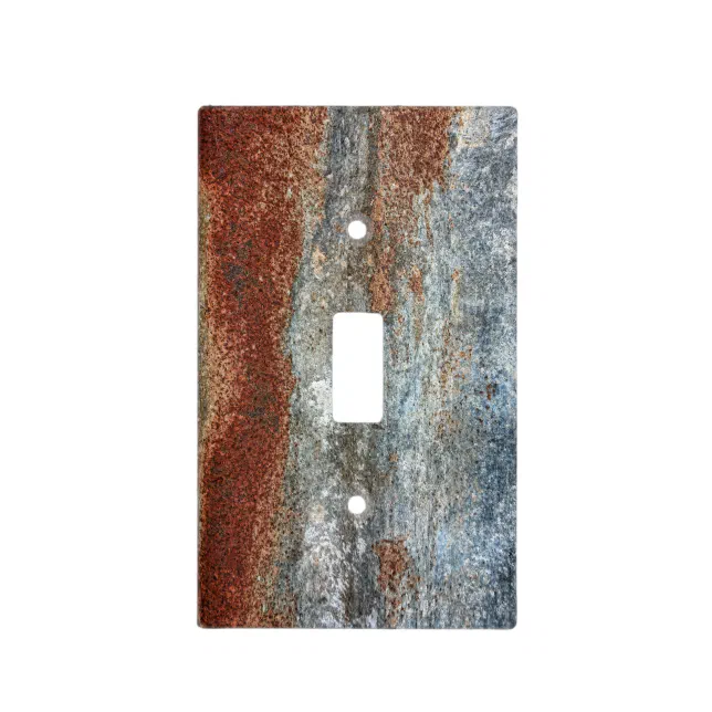 Grunge Brown Rust Texture Pattern Light Switch Cover | Zazzle