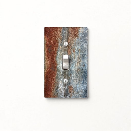 Grunge Brown Rust Texture Pattern Light Switch Cover | Zazzle