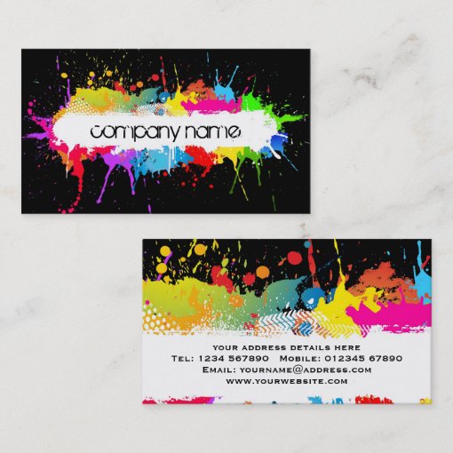 Grunge Business Card | Zazzle