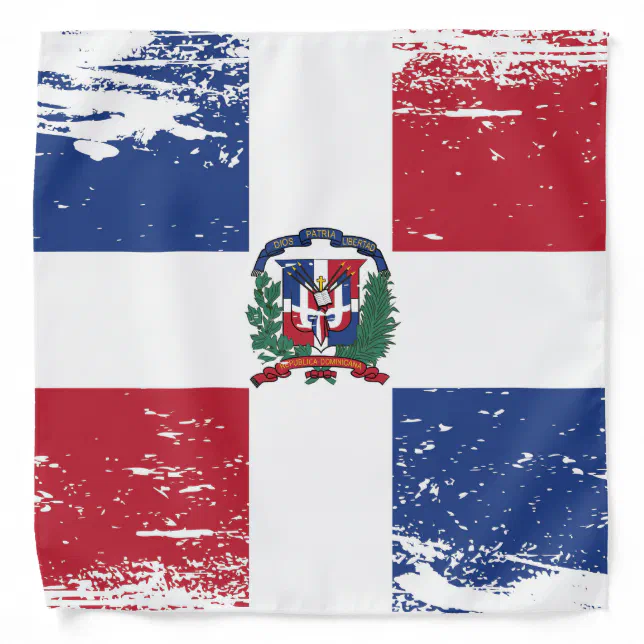 Grunge Dominican Republic Flag Bandana | Zazzle