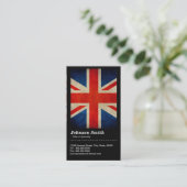 Grunge Great Britain UK Flag Union Jack - QR Code Business Card | Zazzle