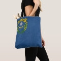 Grunge illustration of Nevada state flag Tote Bag | Zazzle