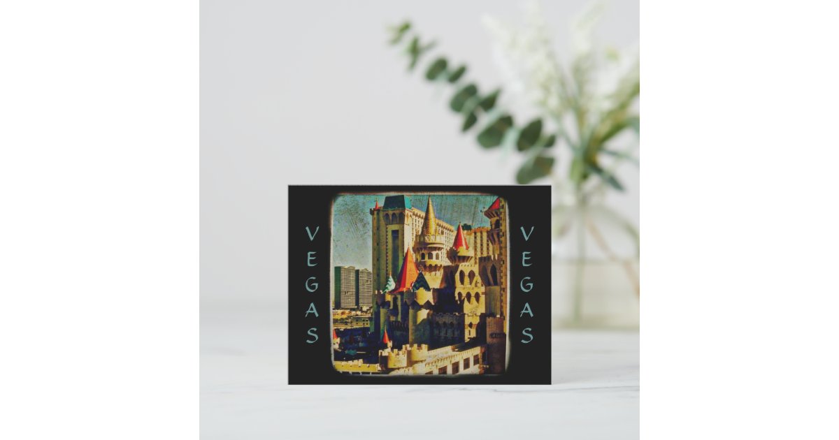 Grunge Medieval Castle Postcard | Zazzle