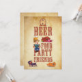 Grunge Oktoberfest German Party Invitation | Zazzle