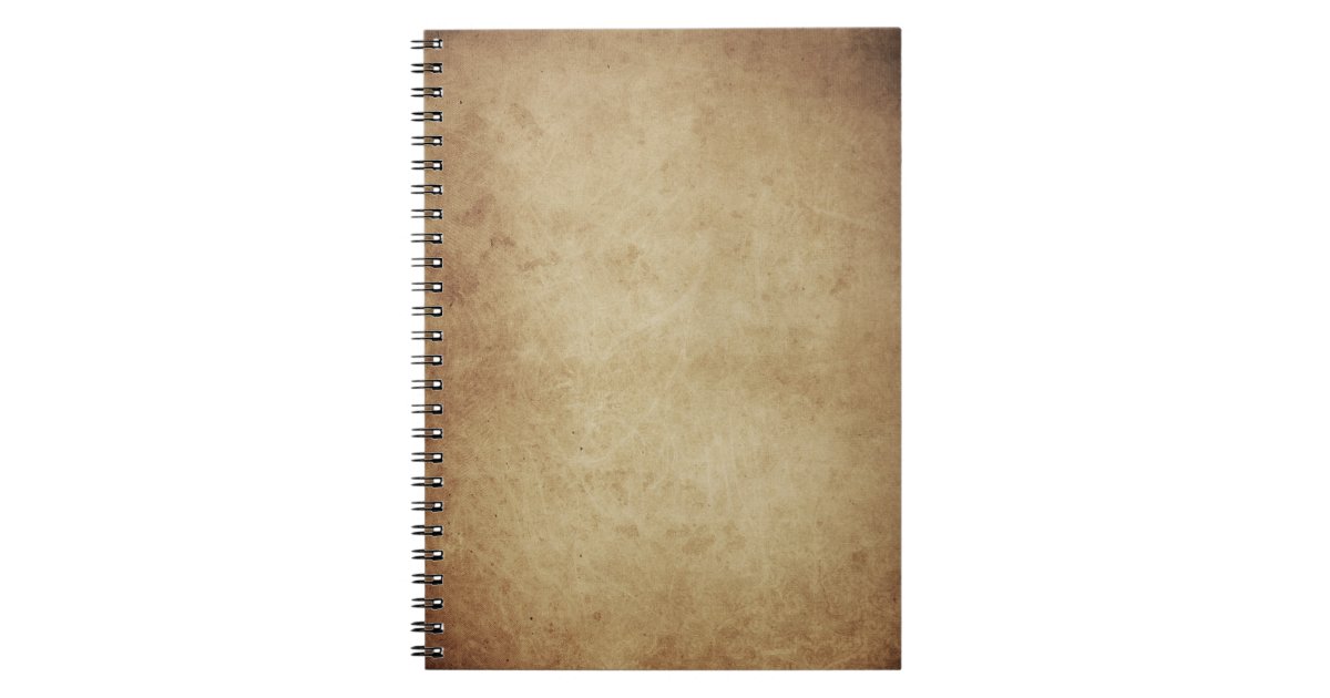 Grunge Old Vintage Parchment Notebook | Zazzle