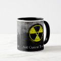 Grunge Radioactive Symbol Mug | Zazzle
