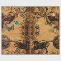 Grunge Steampunk Victorian Butterfly Wrapping Paper | Zazzle