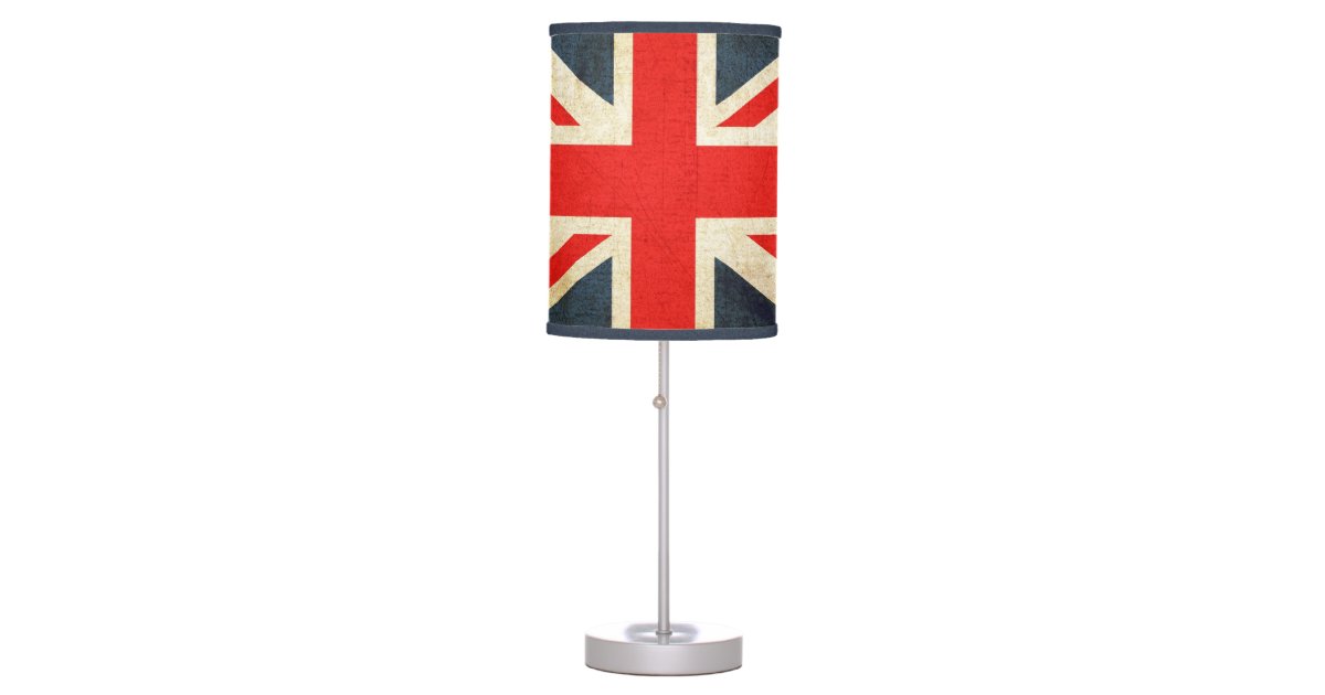 Grunge Union Jack Lamp | Zazzle