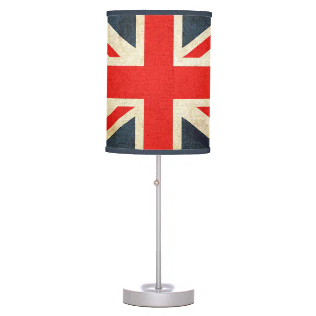 Grunge Union Jack Lamp | Zazzle