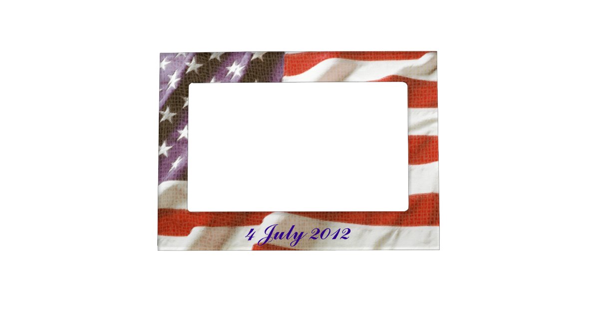 Grunge USA Flag photo frames | Zazzle