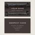 Auto Repair Wrench Logo Business Card | Zazzle.com
