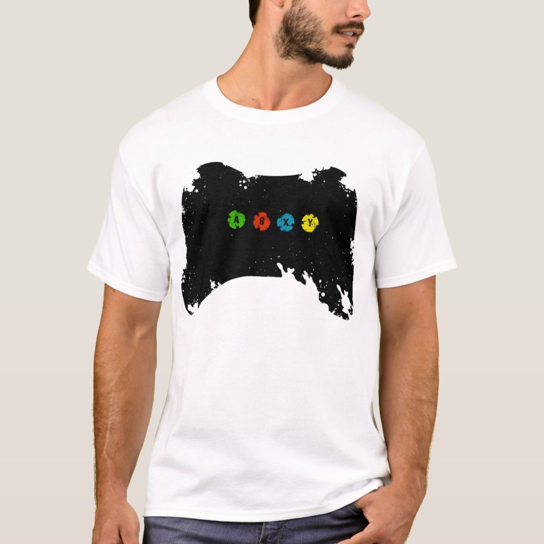Grunge Xbox Controller T-Shirt | Zazzle