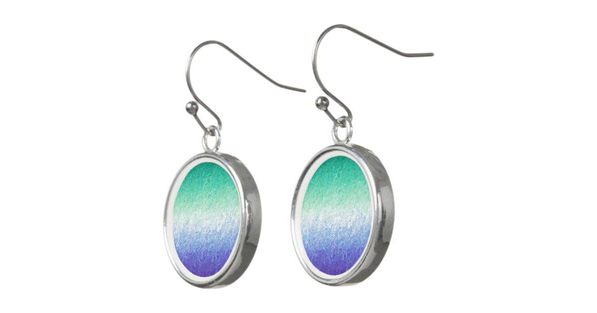 Grungy Abstract MLM Men Loving Men Pride Flag Earrings | Zazzle