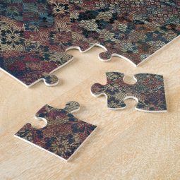 Grungy Patterns with Messy Patchwork of Textures Jigsaw Puzzle | Zazzle