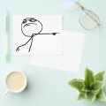 GTFO Get Out Guy Rage Face Comic Meme Flyer | Zazzle