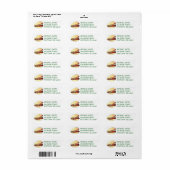 Gua Bao Pork Belly Bun Chinese Taiwanese Food Label | Zazzle