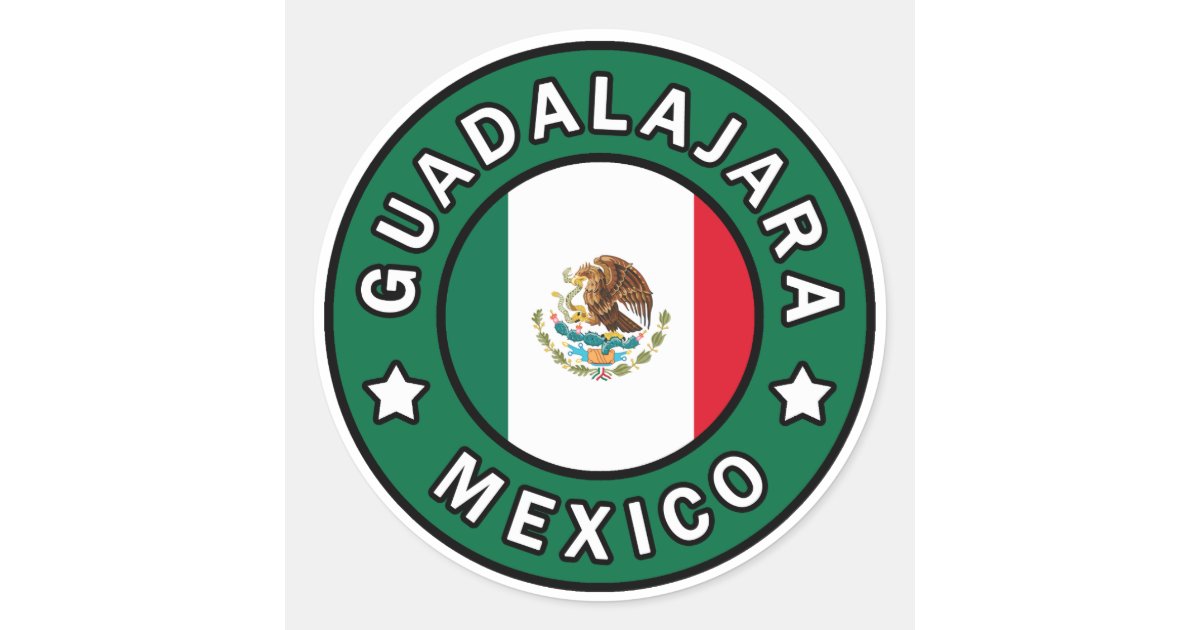 Guadalajara Mexico Classic Round Sticker | Zazzle