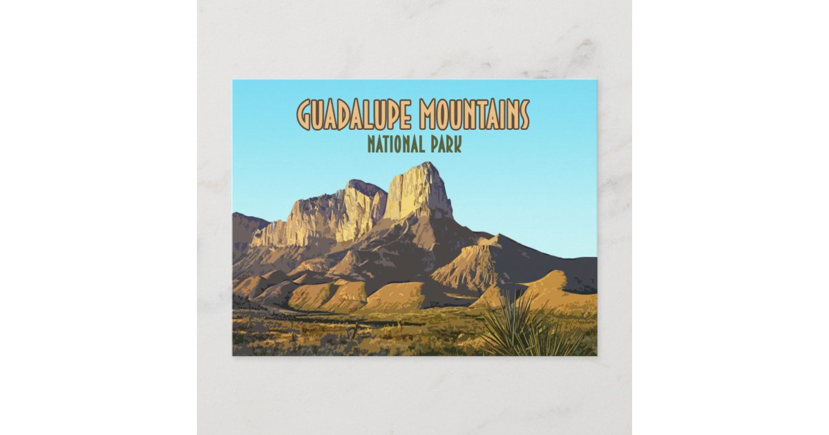 Guadalupe Mountains National Park Texas Postcard | Zazzle
