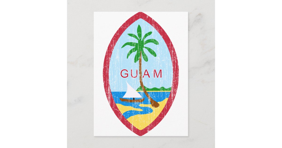 Guam Coat Of Arms Postcard | Zazzle