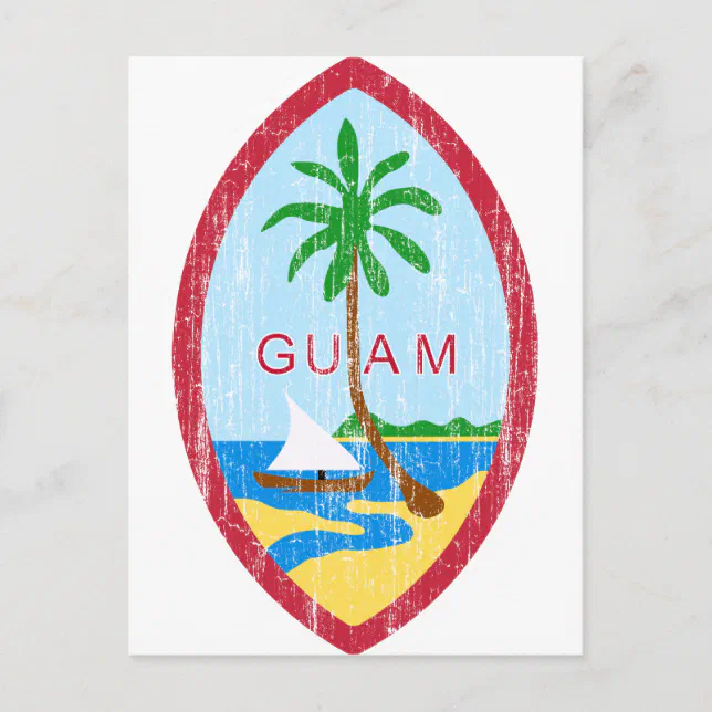 Guam Coat Of Arms Postcard | Zazzle