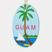 GUAM - emblem/flag/coat of arms/symbol Ceramic Ornament | Zazzle