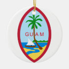 GUAM - emblem/flag/coat of arms/symbol Ceramic Ornament | Zazzle.com