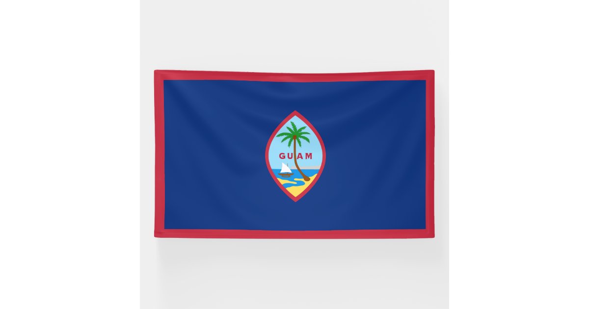 Guam Flag Banner | Zazzle