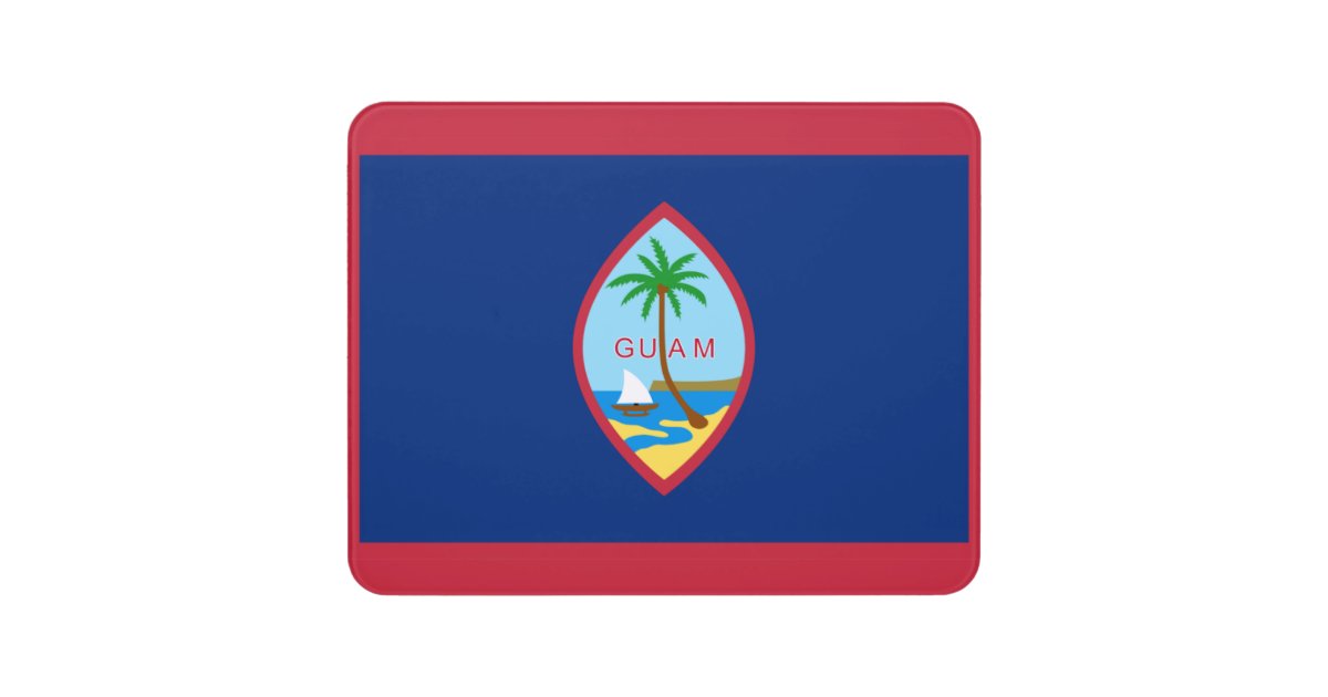 Guam flag door sign | Zazzle